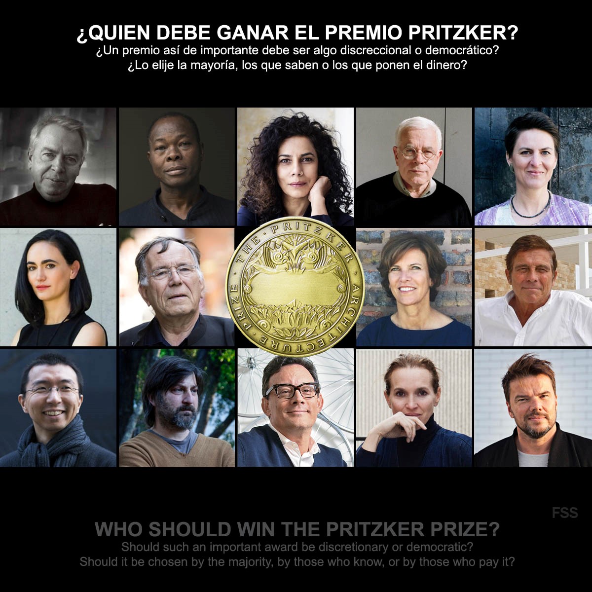 ¿QUIÉN DEBE GANAR EL PREMIO PRITZKER? – Escuela de Arquitectura